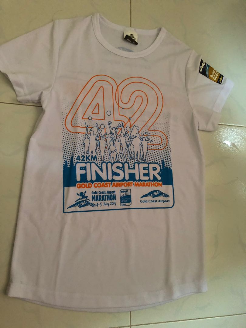 Gold Coast Marathon Finisher Tee, Men's Fashion, Activewear on Carousell