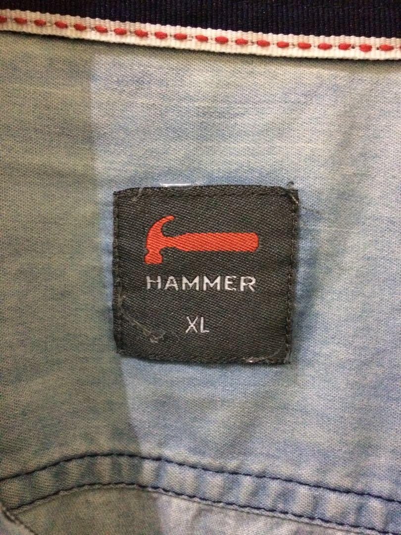 Hammer - Kemeja Jeans/Denim Pria, Fesyen Pria, Pakaian , Atasan di ...