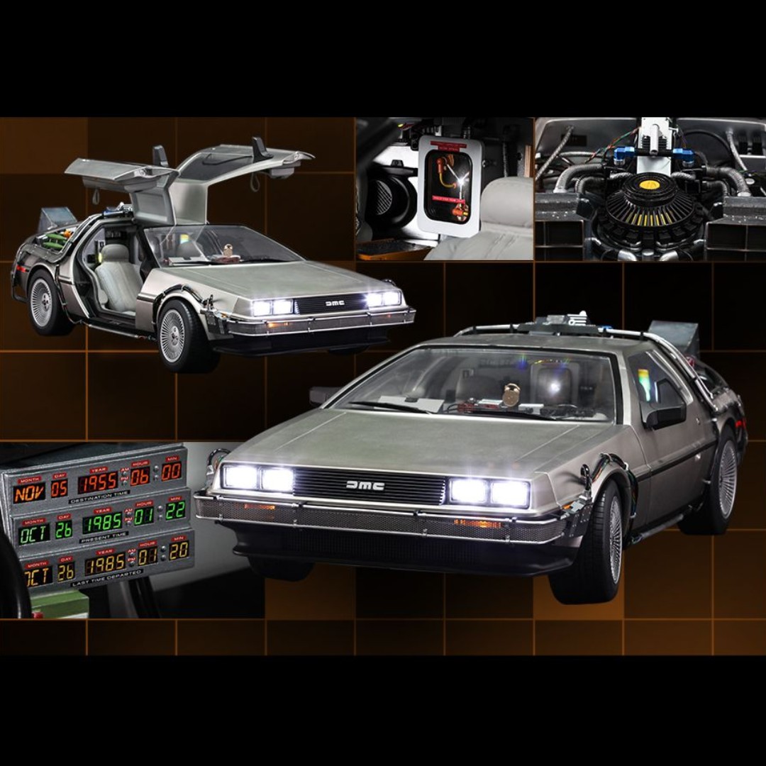 Hot Toys Back To The Future Marty McFly & Delorean Time Machine ...