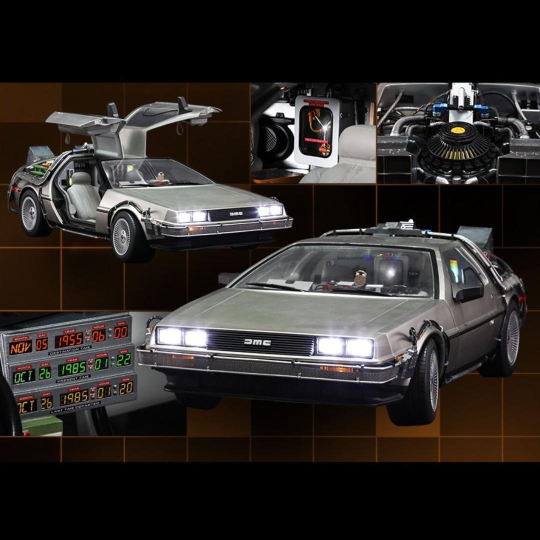 Hot Toys Back To The Future Marty McFly & Delorean Time Machine ...