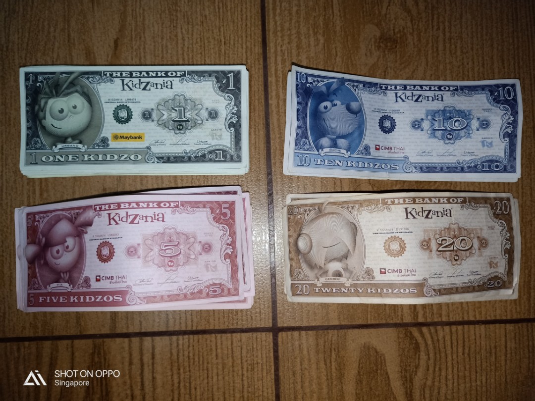 Kidzania notes, Hobbies & Toys, Memorabilia & Collectibles, Currency on ...