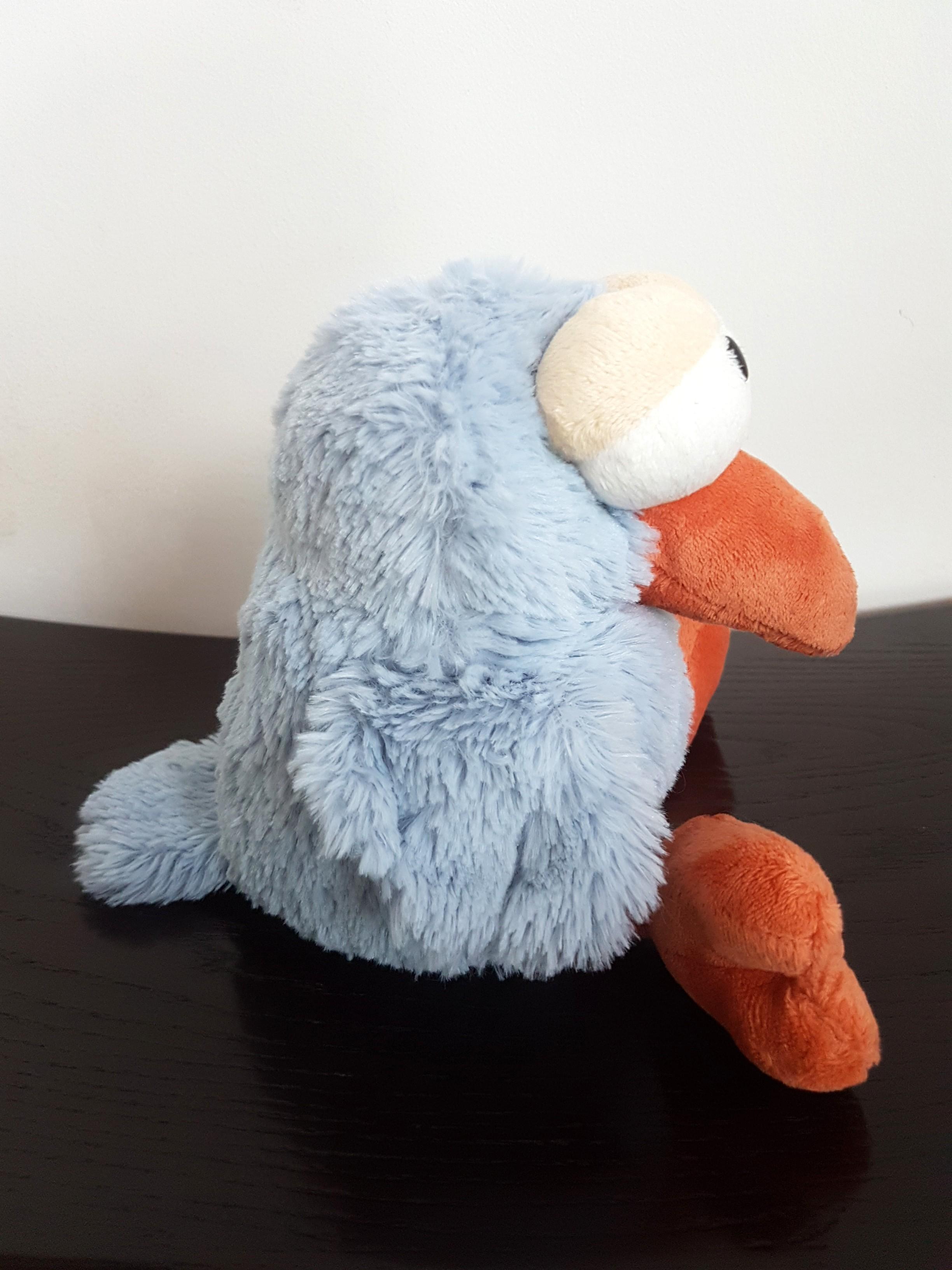 Limited Edition NICI 25cm Light Blue Bird Dangling Plush, Hobbies & Toys, Toys & Games on Carousell