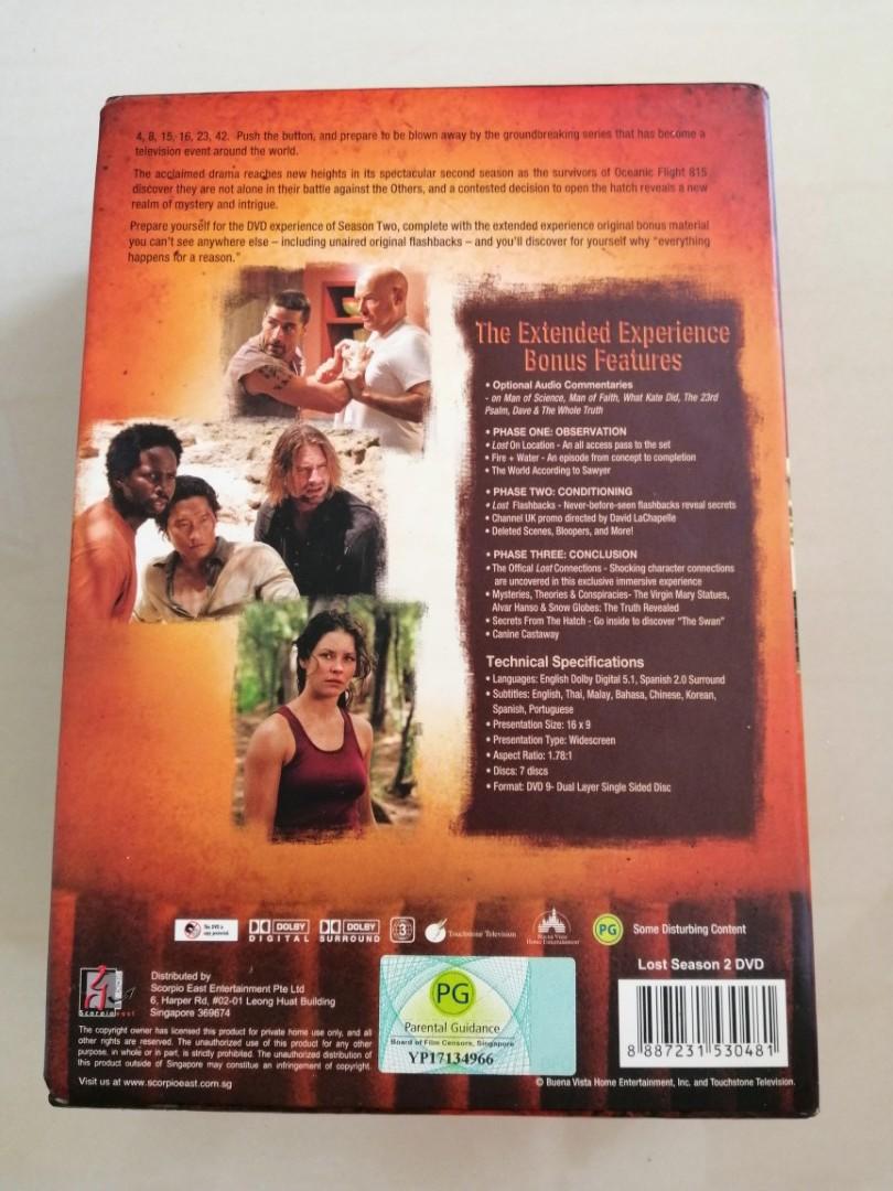 Lost Season Two box set dvd, TV & Home Appliances, TV & Entertainment ...