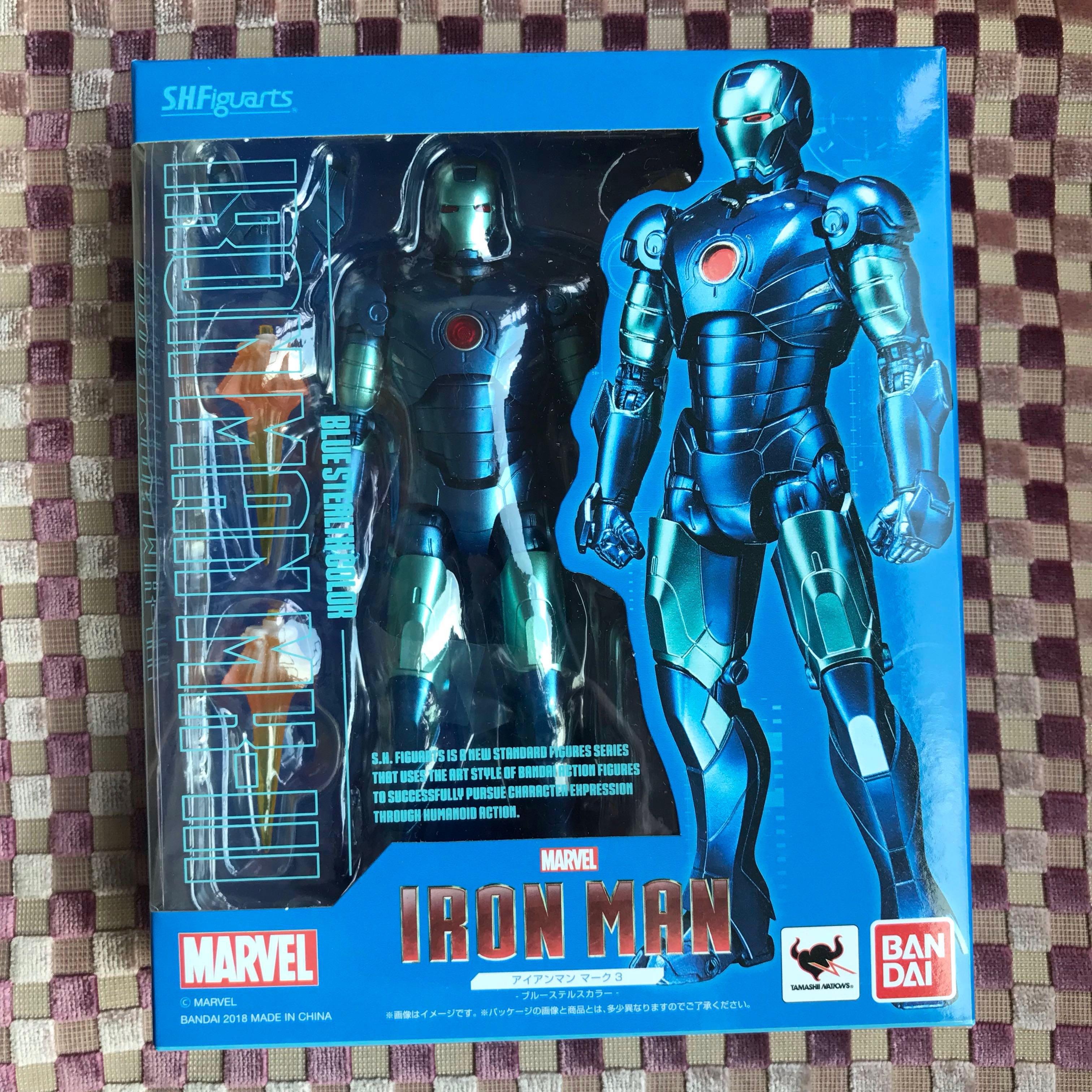 Marvel: Iron Man Mark III Stealth Blue Version (Tamashii Comic-Con ...
