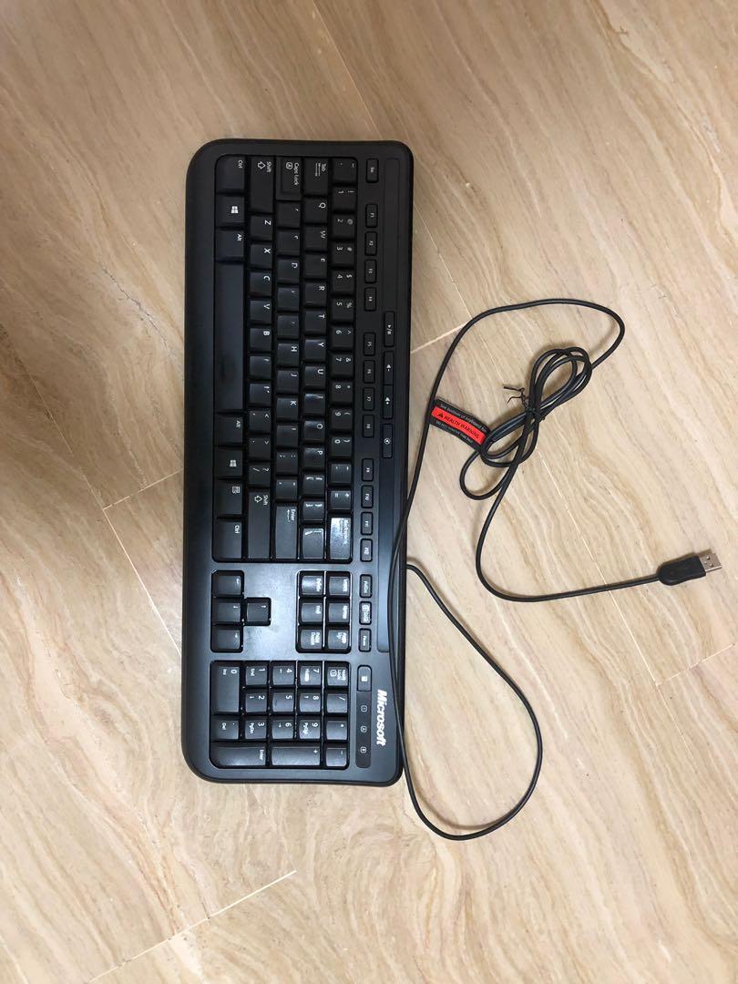 Microsoft keyboard, Computers & Tech, Parts & Accessories, Computer ...