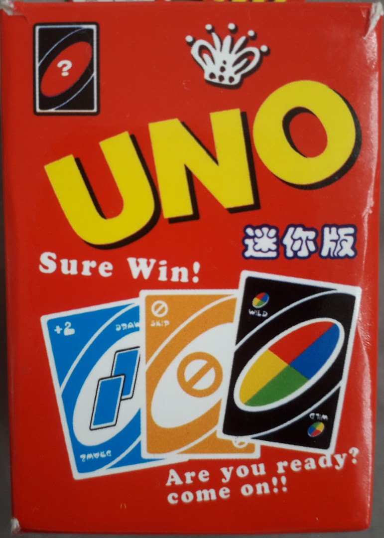 Mini Uno Card Game, Hobbies & Toys, Toys & Games on Carousell