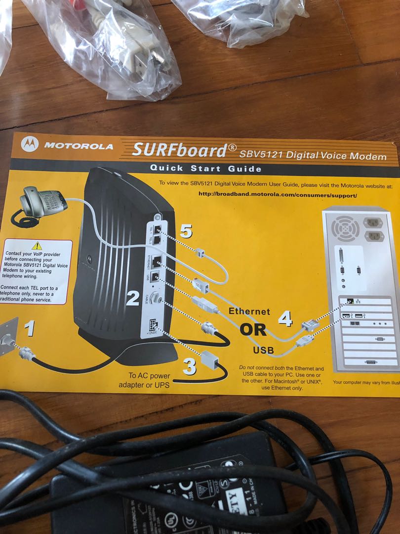 Motorola modem, Computers & Tech, Parts & Accessories, Networking on ...