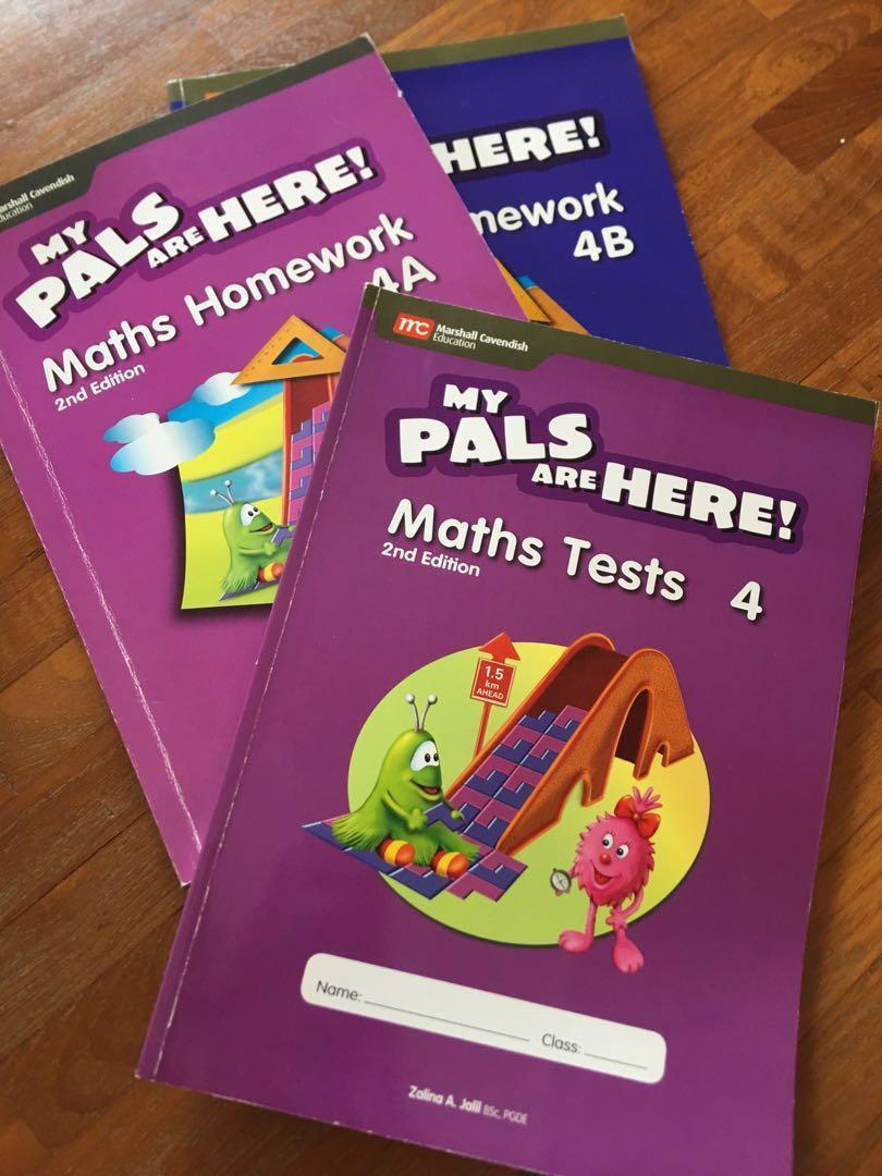 My Pals are Here! Maths Homework 4A and 4B and Maths Tests 4, Hobbies ...