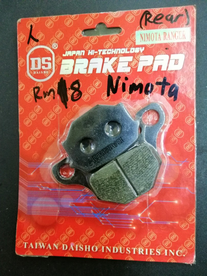 Nimota Ranger (Rear) Disc Brake Pad, Auto Accessories on Carousell