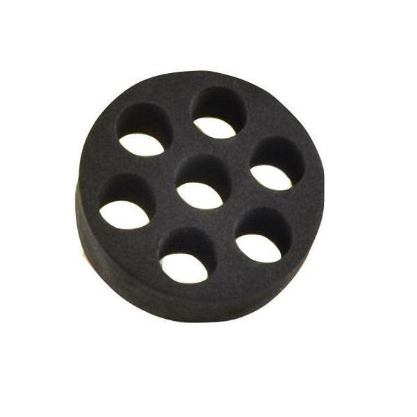 Round Black Foam Insert for Sample Bottles | 7 Holes Black Foam Insert ...