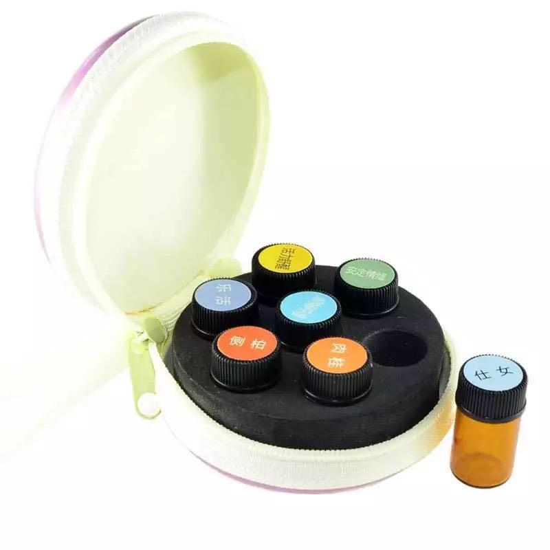 Round Black Foam Insert for Sample Bottles | 7 Holes Black Foam Insert ...