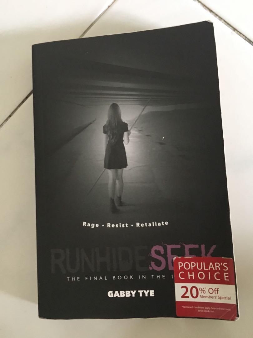 Run Hide Seek + Rage series, Hobbies & Toys, Books & Magazines, Fiction ...