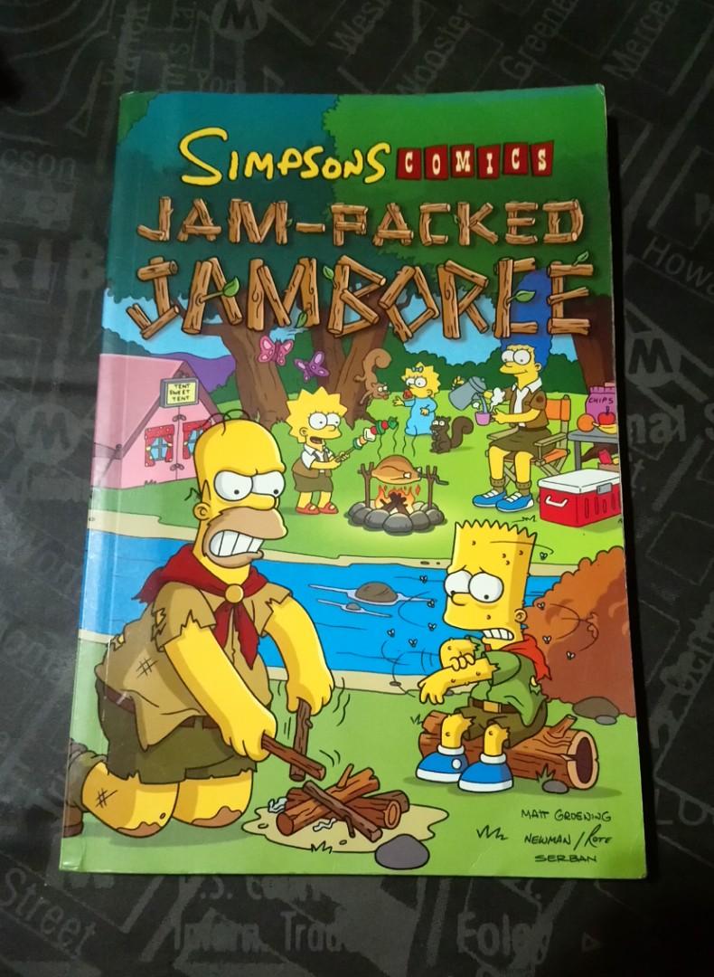 阿森一族漫畫SIMPSONS COMICS - JAM-PACKED JAMBOREE , 興趣及遊戲, 書本 & 文具, 漫畫 ...