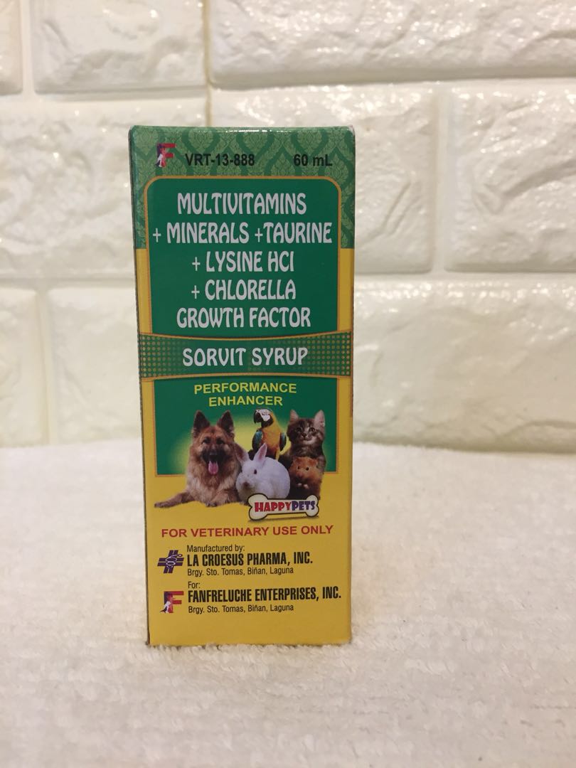 Sorvit syrup Multivitamins 60mL, Pet Supplies, Health & Grooming on ...