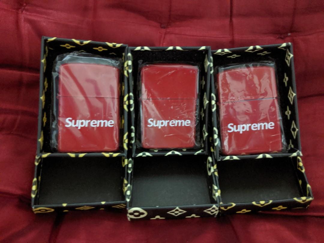 Supreme Zippo Lighter, Everything Else on Carousell
