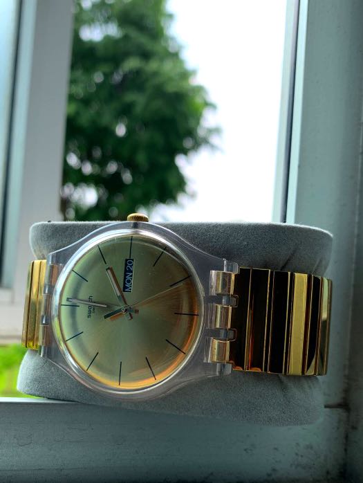 Swatch Gold watch, Men's Fashion, Watches & Accessories, Watches on ...