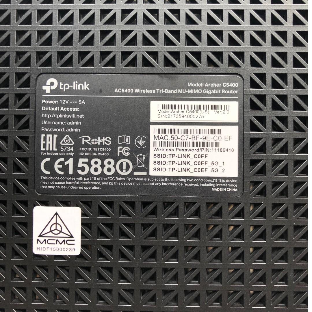 Tp Link Archer Ac Wifi Router Computers Tech Parts Accessories Networking On Carousell