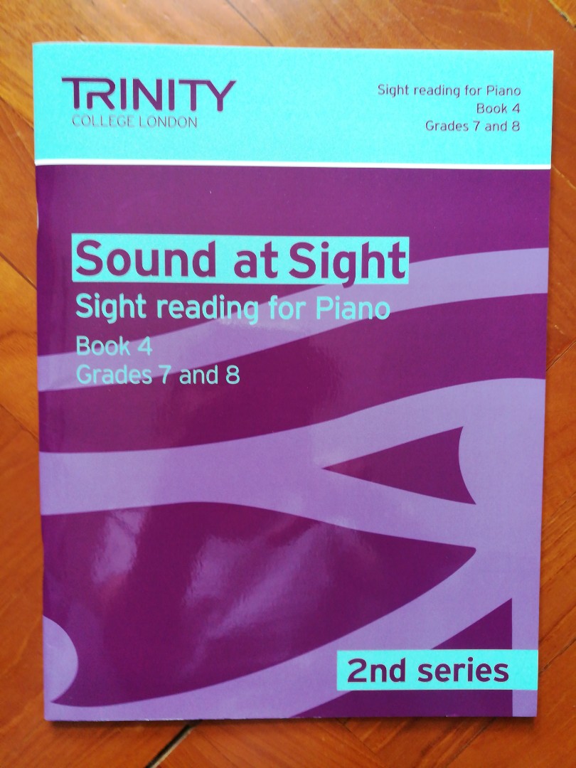 琴書：TRINITY Sound at sight B4 G7.8, 興趣及遊戲, 書本 & 文具, 書本及雜誌 - 補充練習 - Carousell