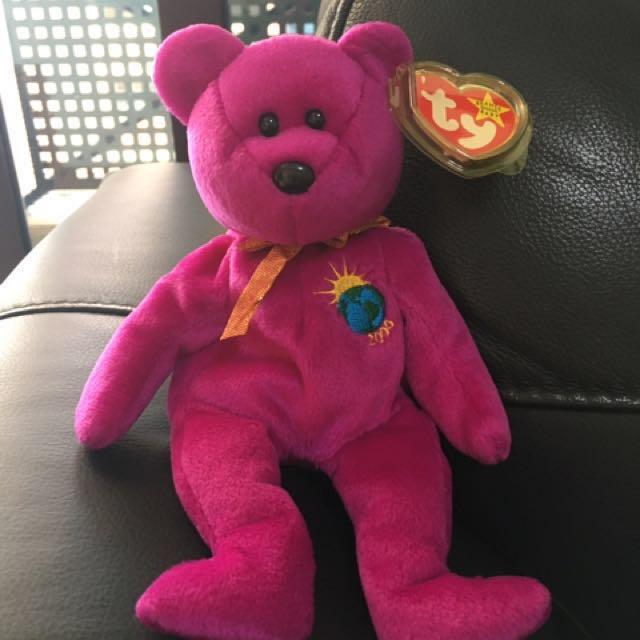 TY Collectibles Bear (Year 2000) with date of birth , Hobbies & Toys ...