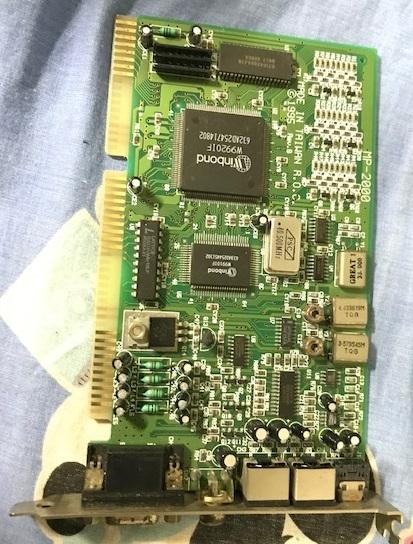 Vintage Windbond W99201F 16-bit ISA Graphics Card with VGA, Composite ...