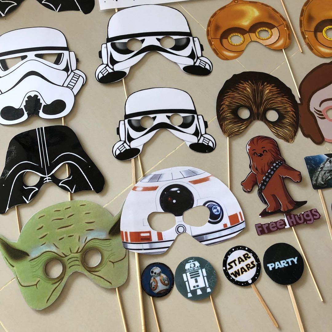 $25 Star Wars photo booth prop for star war birthday party theme ...