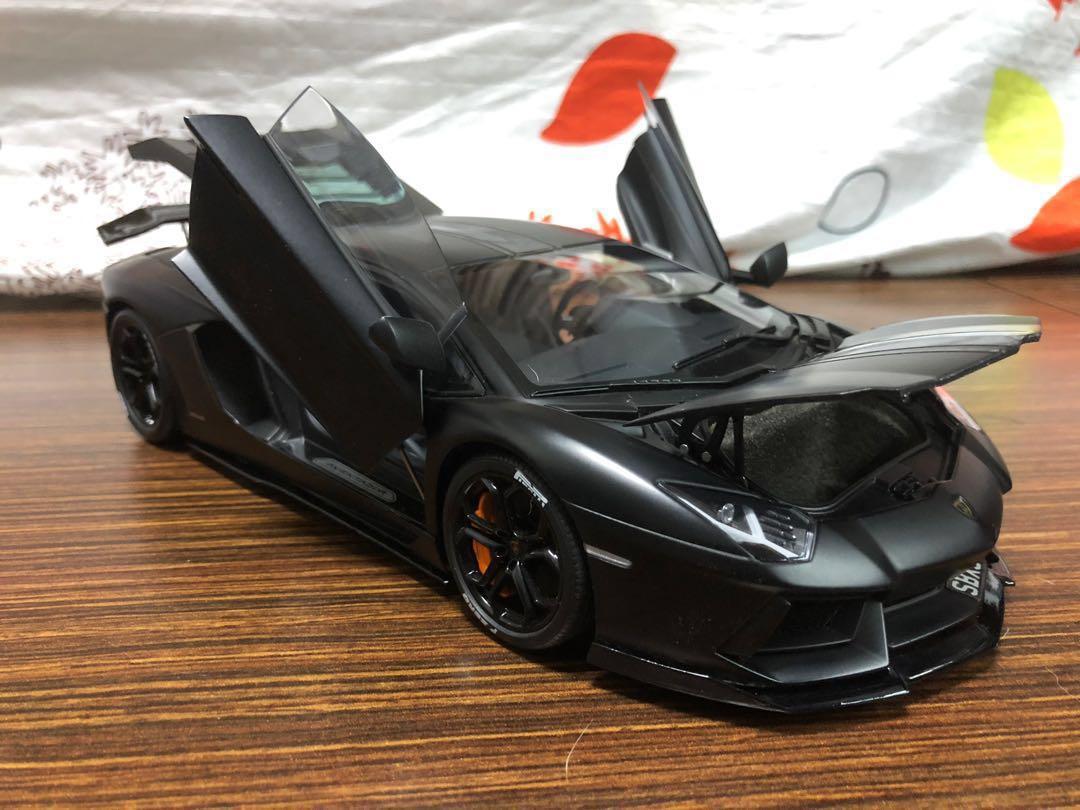 Autoart 1/18 Aventador Lp700 Matt Black (with DMC kit) *LOWERED PRICE ...