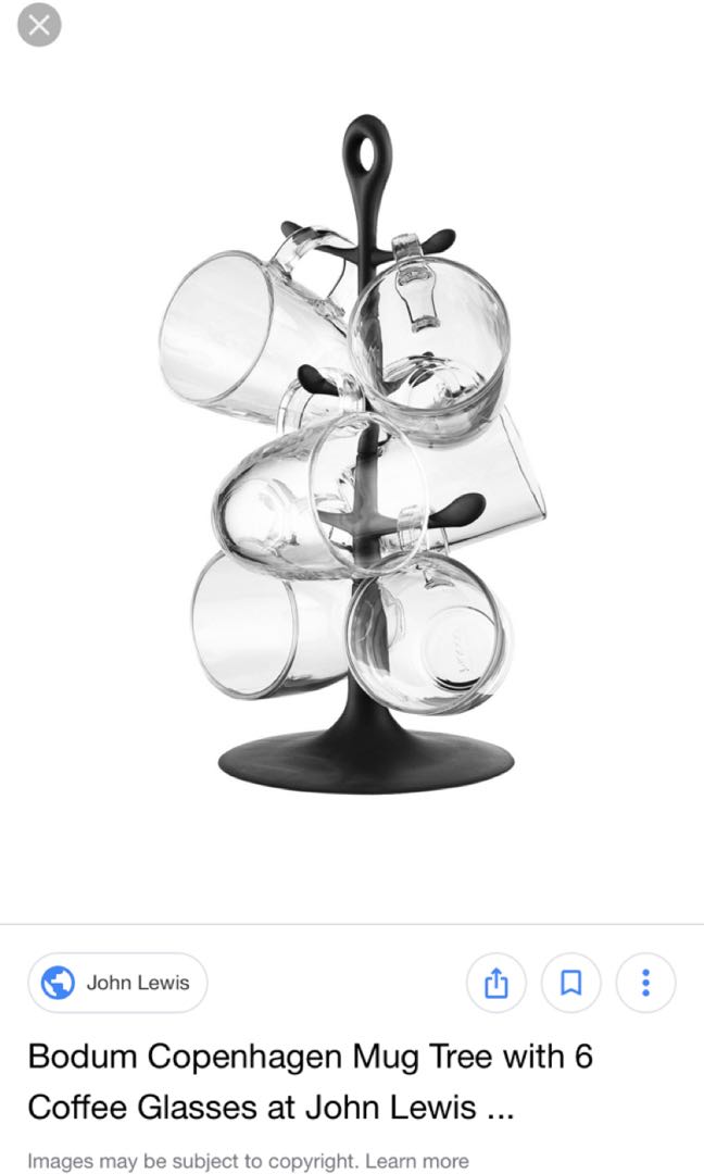 Bodum glass tree, Furniture & Home Living, Kitchenware & Tableware ...
