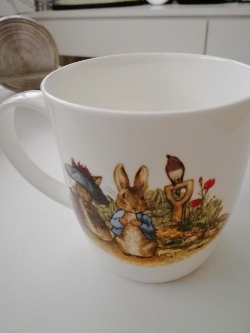 Brand new Peter Rabbit fine bone cup, Everything Else on Carousell