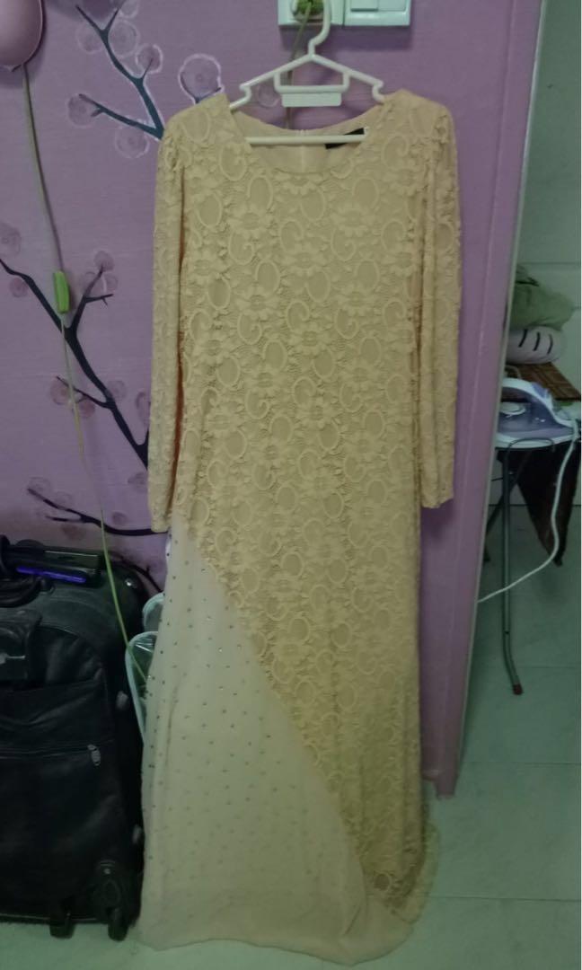 Hari Raya Dress, Women's Fashion, Dresses & Sets, Traditional & Ethnic ...