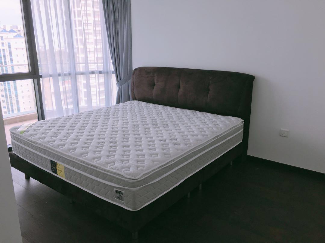King Koil Posture Saver King Size Bed (Mattress +Frame), Furniture ...