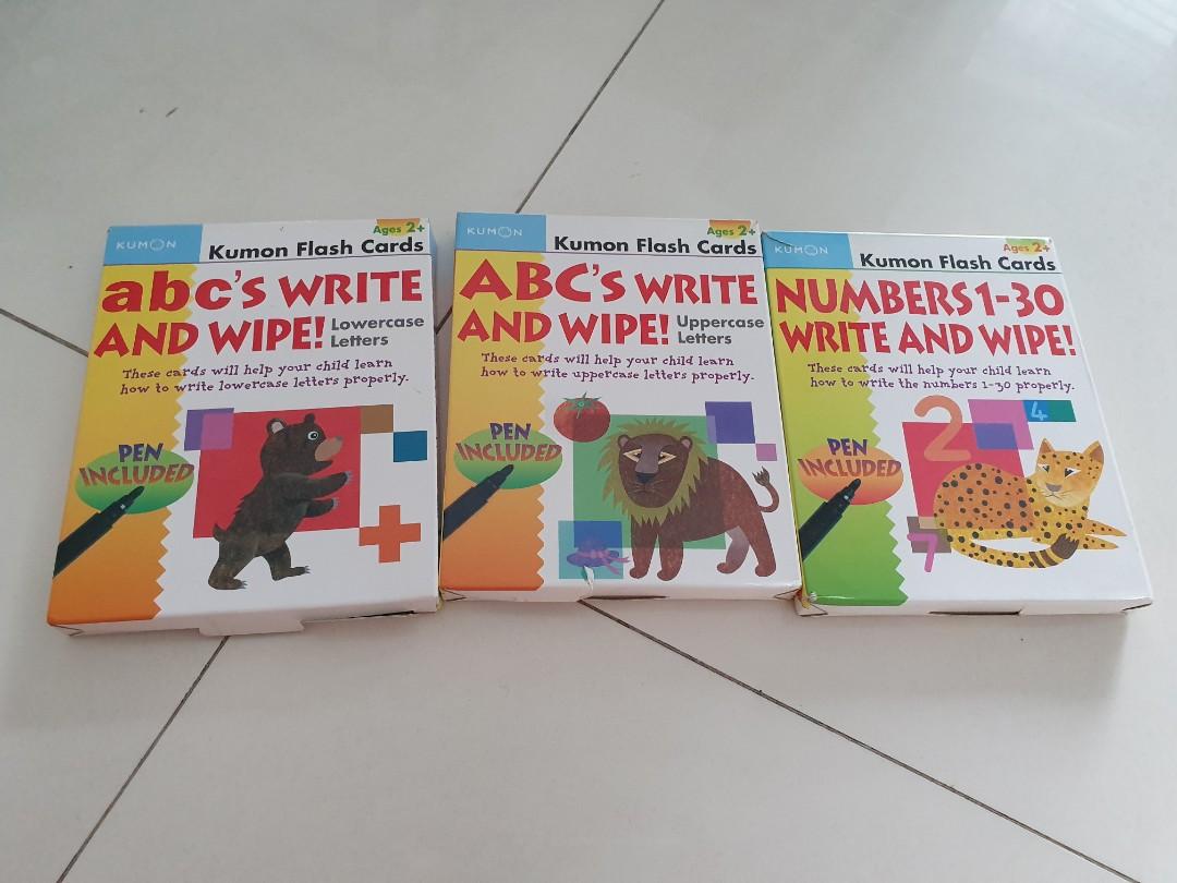 Kumon Flashcard - write and wipe, Hobbies & Toys, Books & Magazines ...