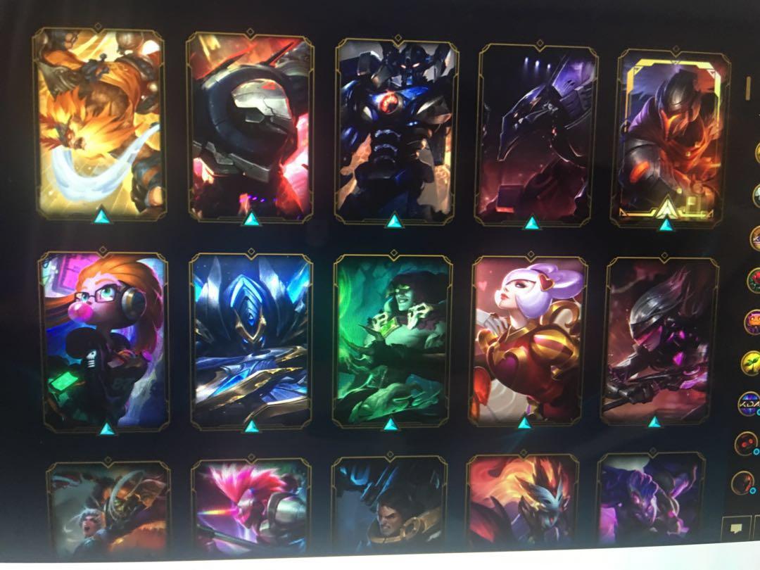 League Of Legends Account Silver Tons of skins, Video Gaming, Gaming ...