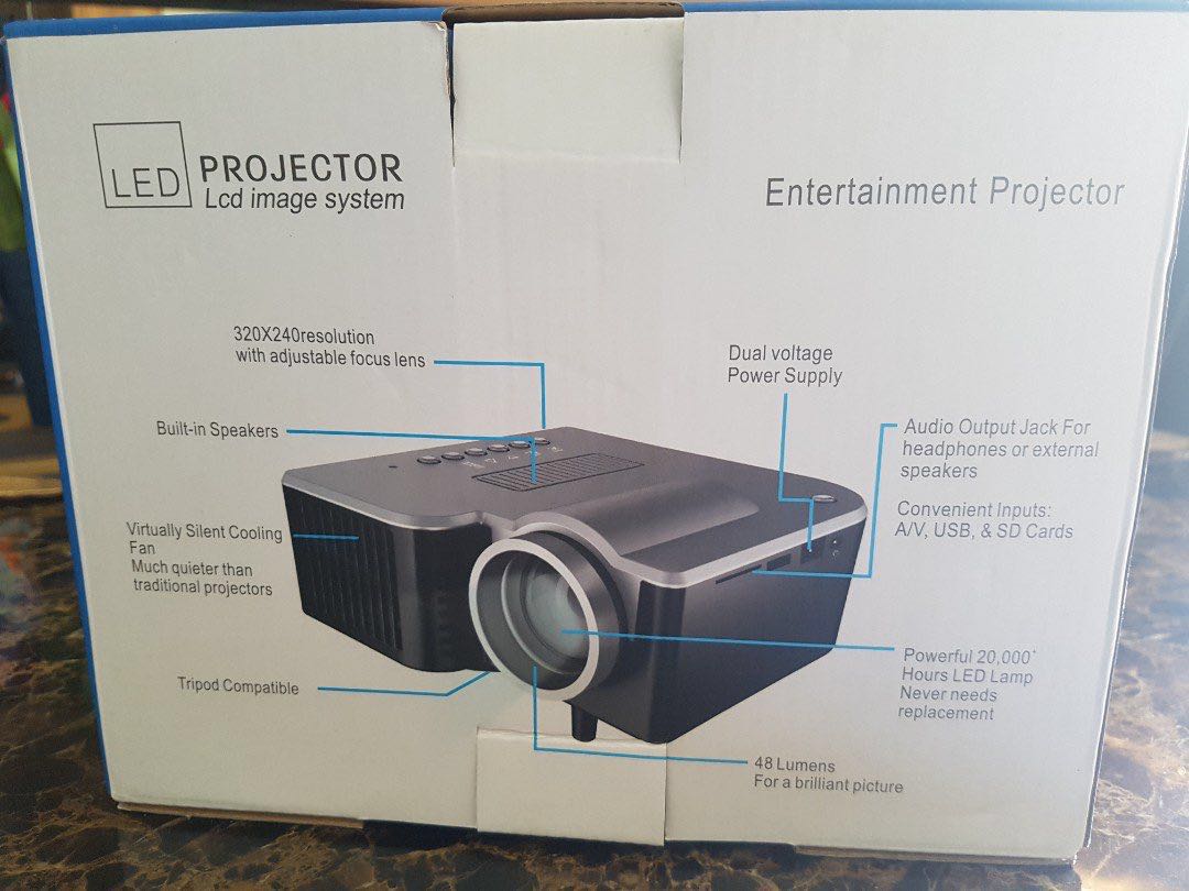 LED Projector, TV & Home Appliances, TV & Entertainment, Projectors on ...