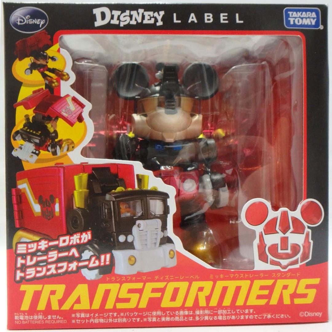 [Limited] Transformers Disney Label Mickey Mouse Optimus Prime ...