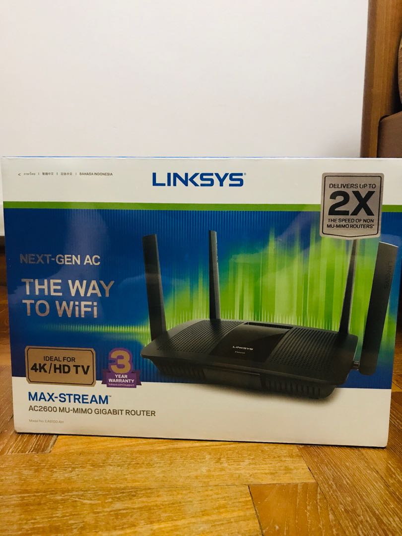 Linksys Max-stream AC2600 Router, Computers & Tech, Parts & Accessories ...