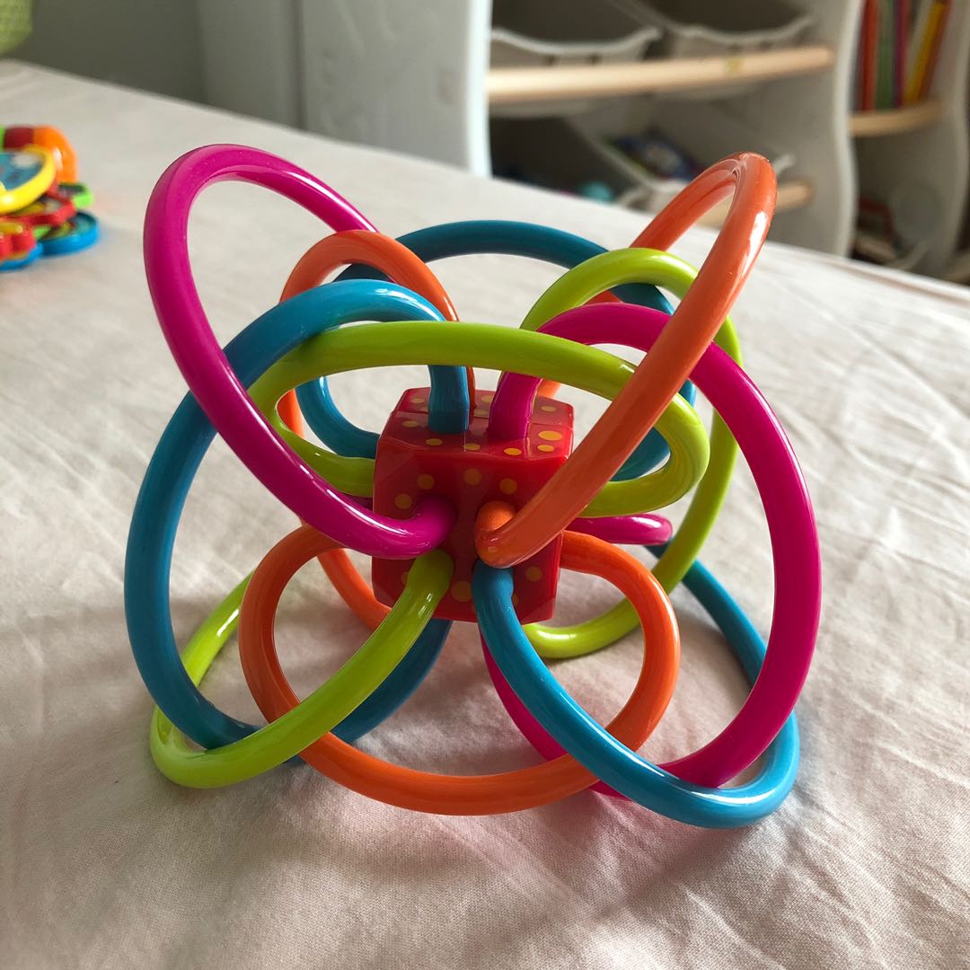 Manhattan Toy Winkel Rattle and Sensory Teether Activity Toy, Hobbies ...