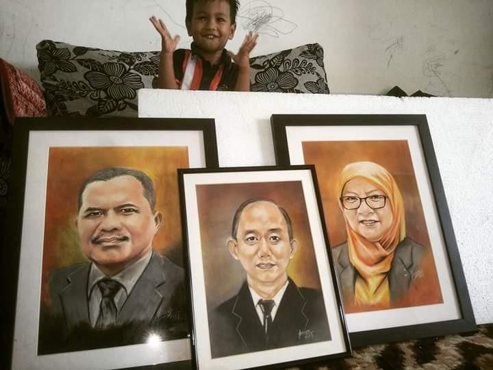 Menerima tempahan lukisan potret & karikatur, Hobbies & Toys ...