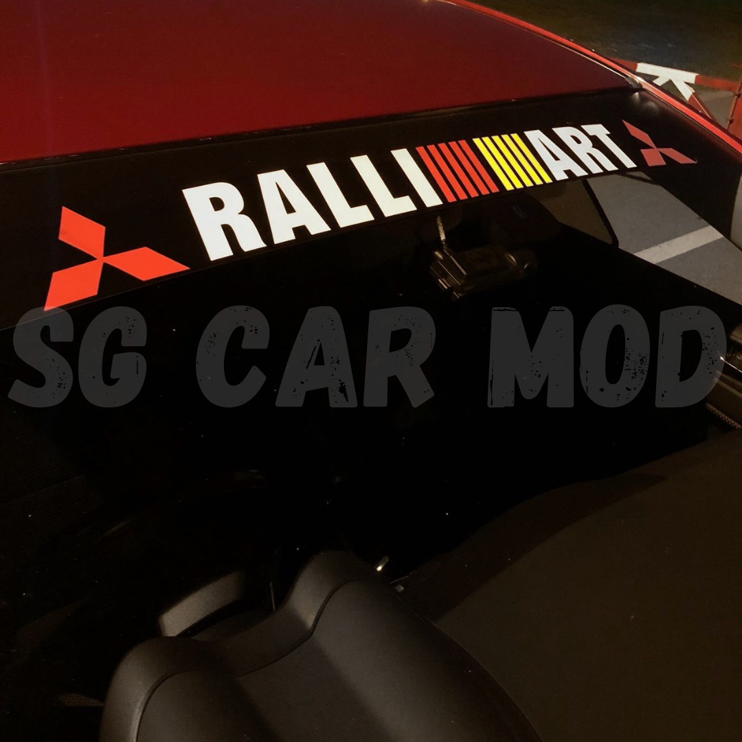 Lancer EX Mitsubishi / Ralliart / SpeedHunter Decal Sticker, Car ...