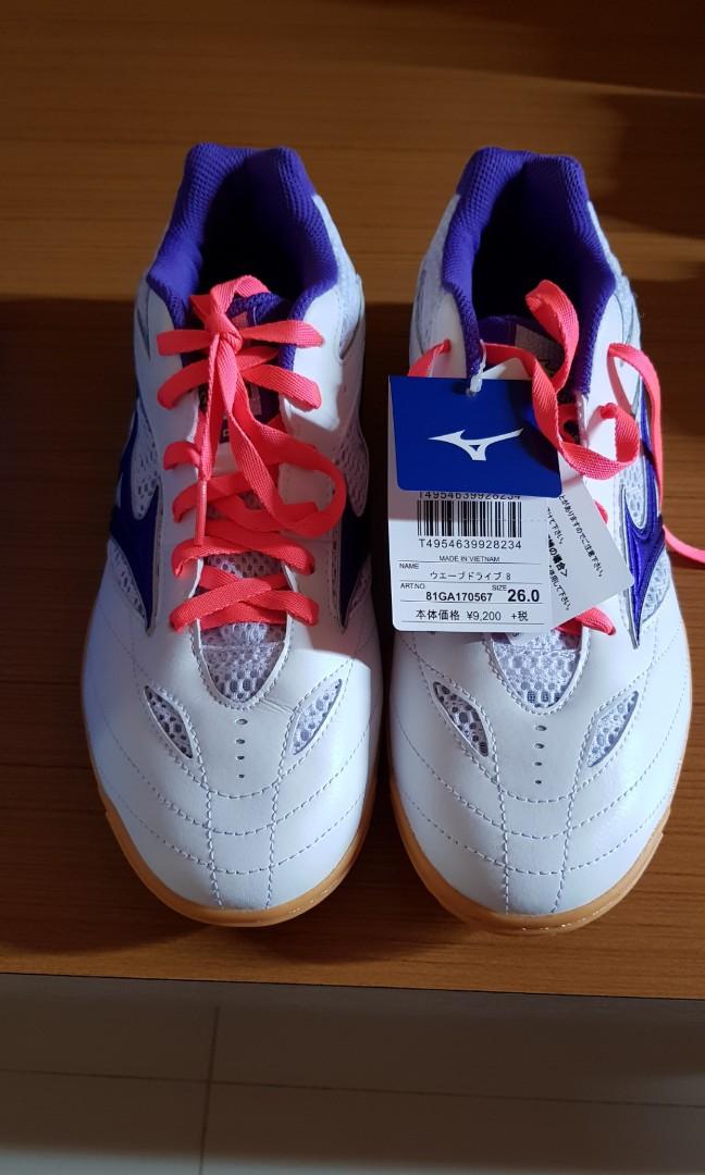 Mizuno Wave Drive 8 table tennis shoes, Sports Equipment, Sports ...
