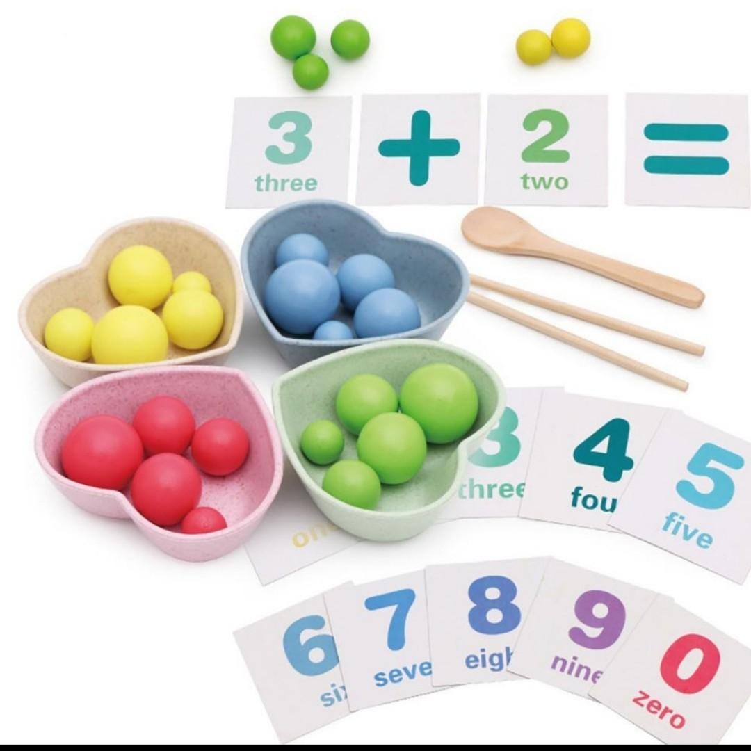 Montessori: Numbers and Counters, Hobbies & Toys, Toys & Games on Carousell