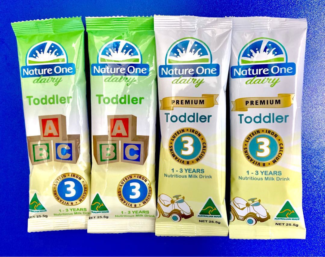 Nature One dairy Stage 3 Toddler milk powder ( 4 sachets baby milk ...