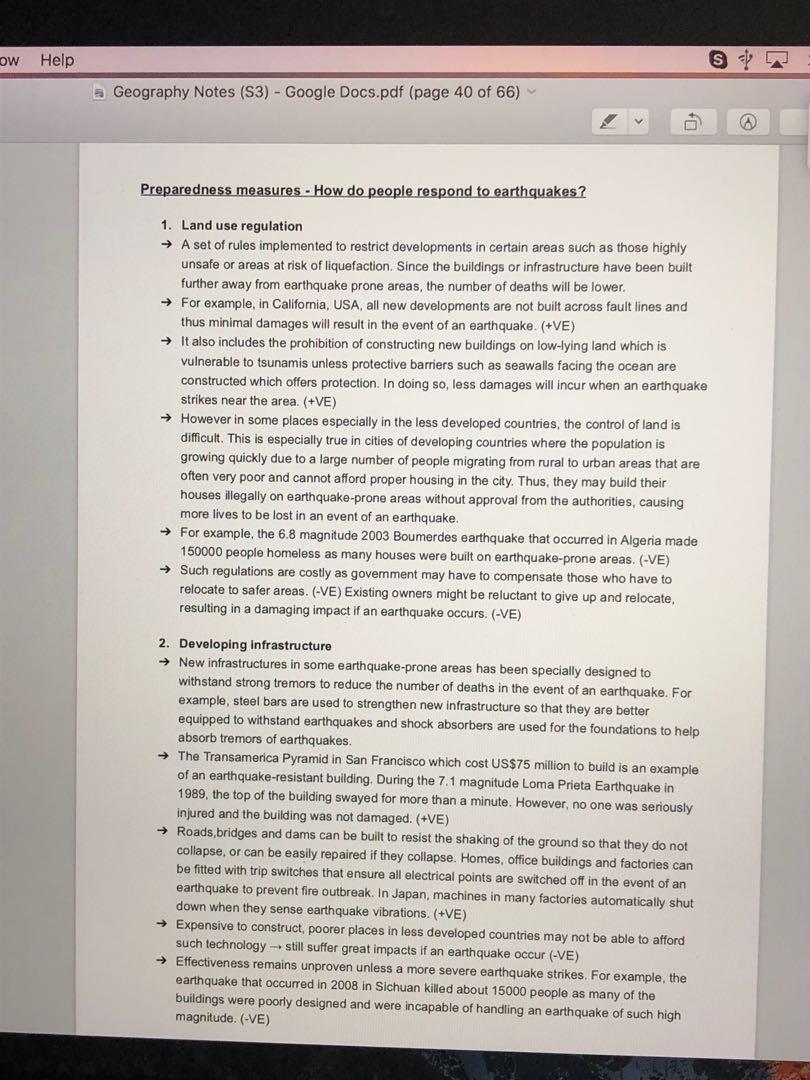 O LEVEL PURE/ELECTIVE GEOGRAPHY SEC 3/4 NOTES, Books & Stationery ...