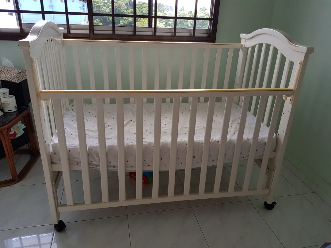 Old baby cot, Babies & Kids, Baby Nursery & Kids Furniture, Cots ...