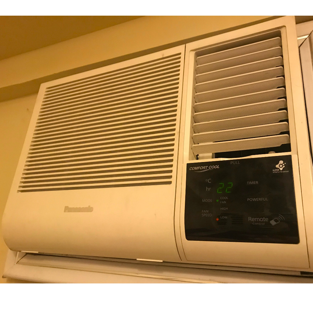 Panasonic 1 HP window type aircon, TV & Home Appliances, Kitchen ...