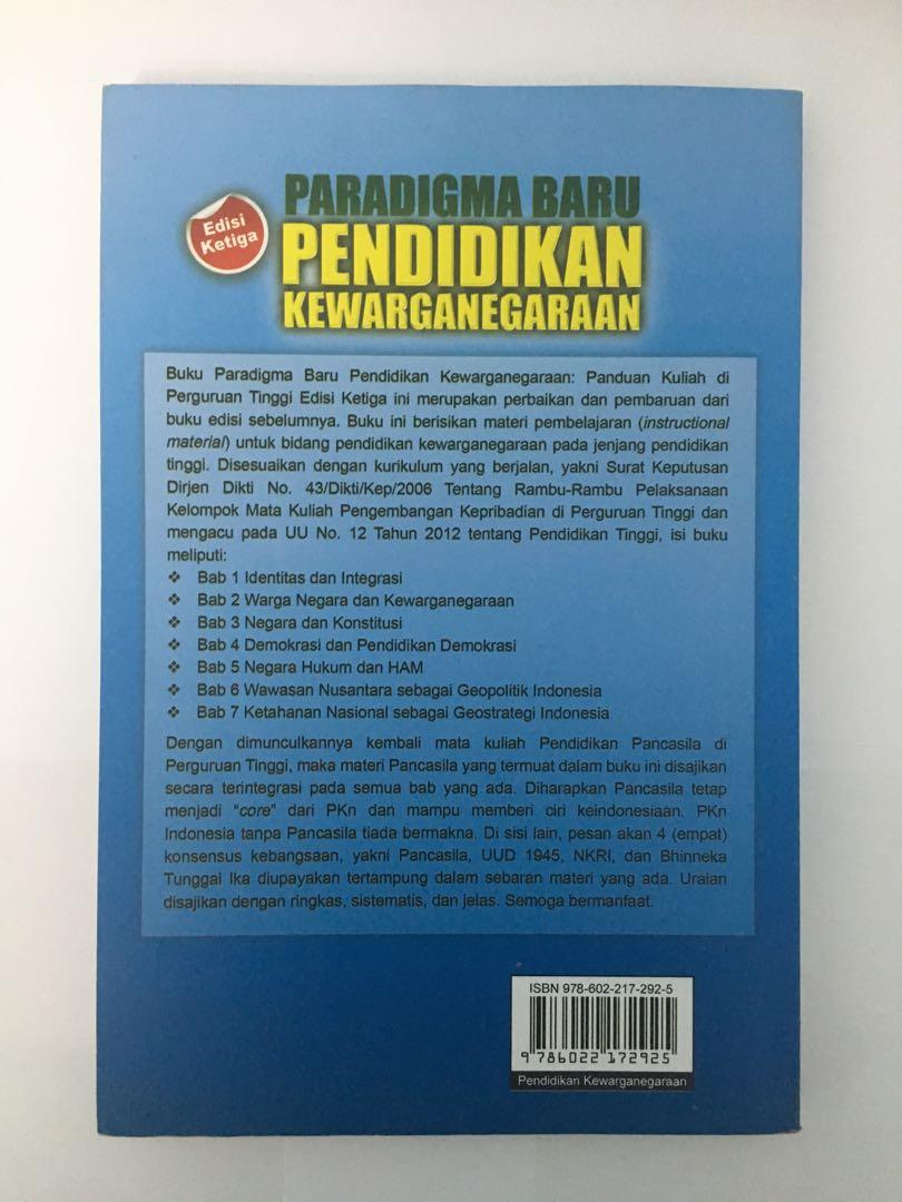Paradigma Baru Pendidikan Kewarganegaraan -Dr. Winarno,S. Pd., M.Si ...