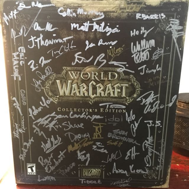 Signed Original World Of Warcraft Collectors Box, Video Gaming, Gaming ...