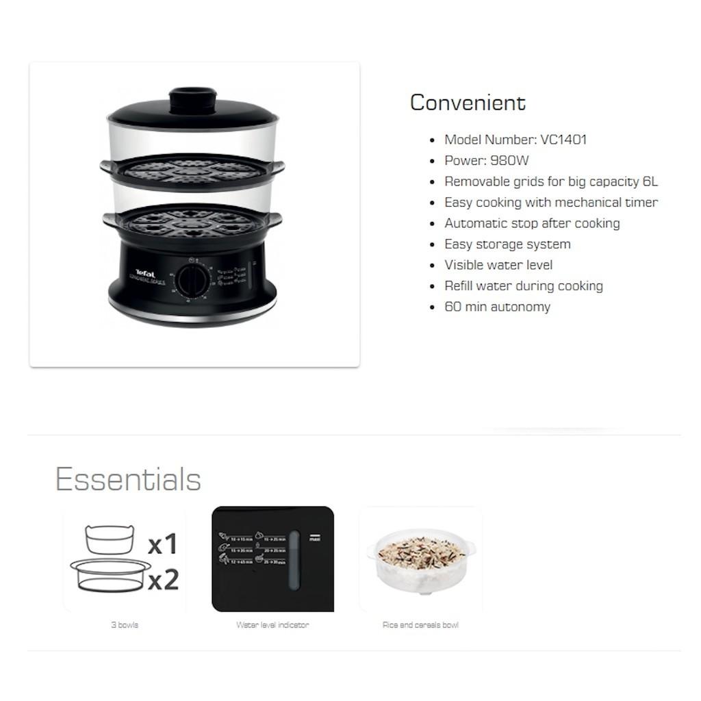 Tefal Convenient Steamer, TV & Home Appliances, Kitchen Appliances ...