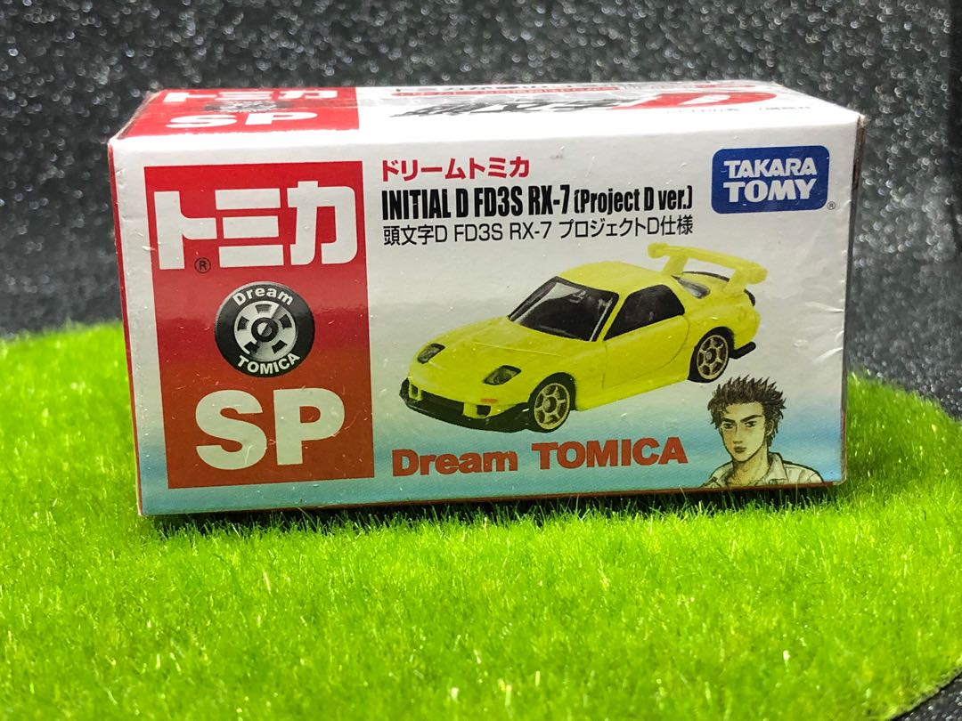 Tomica Initial D FD3S RX-7 (Project D Version), Hobbies & Toys, Toys & Games on Carousell