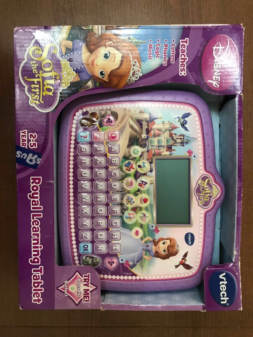 vtech Sofia Royal Learning Tablet, 興趣及遊戲, 書本 & 文具, 兒童書籍 - Carousell