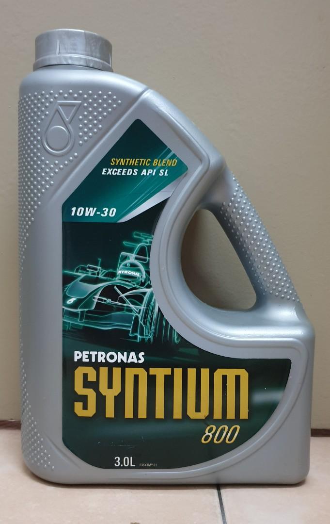 100% Original Petronas Syntium 800 10W-30 3L Synthetic Engine Oil, Auto ...